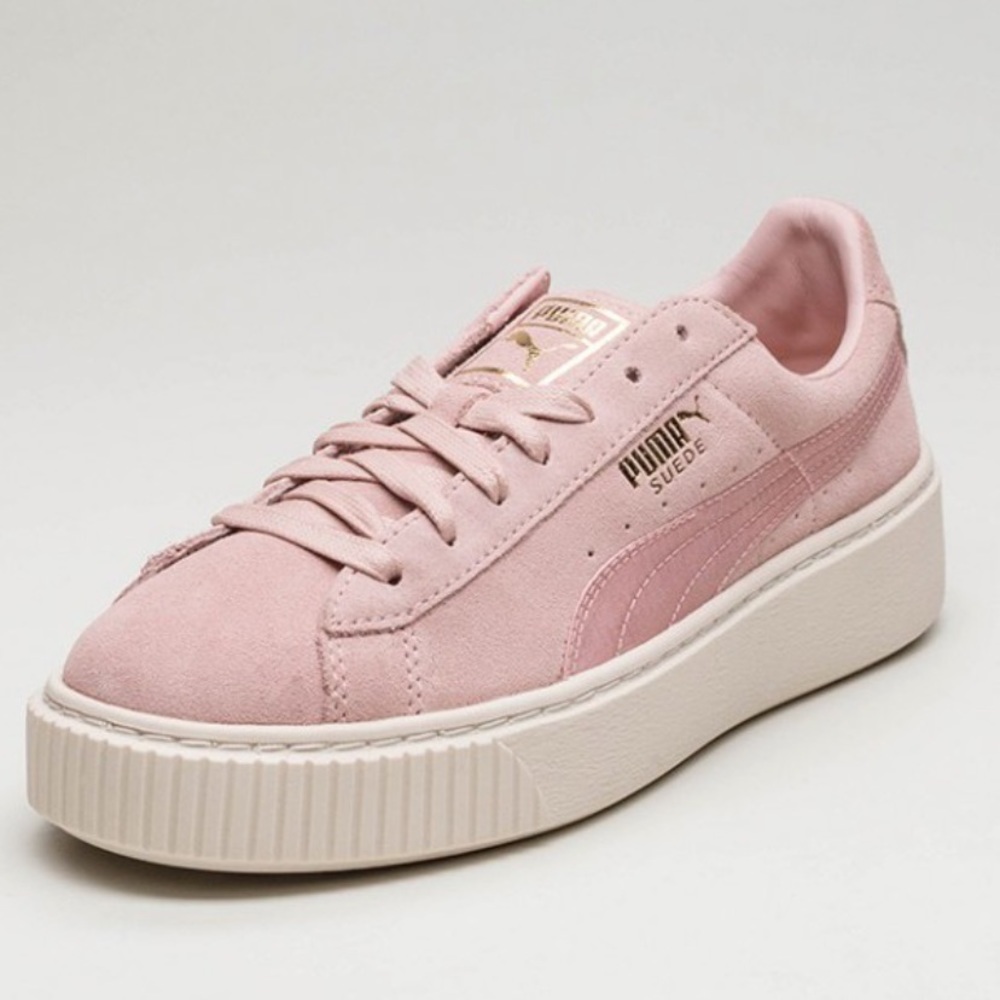 Pink Puma Suede Sneakers - Gem